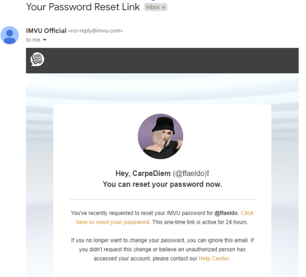 IMVU Password Recovery Guide : Community Center