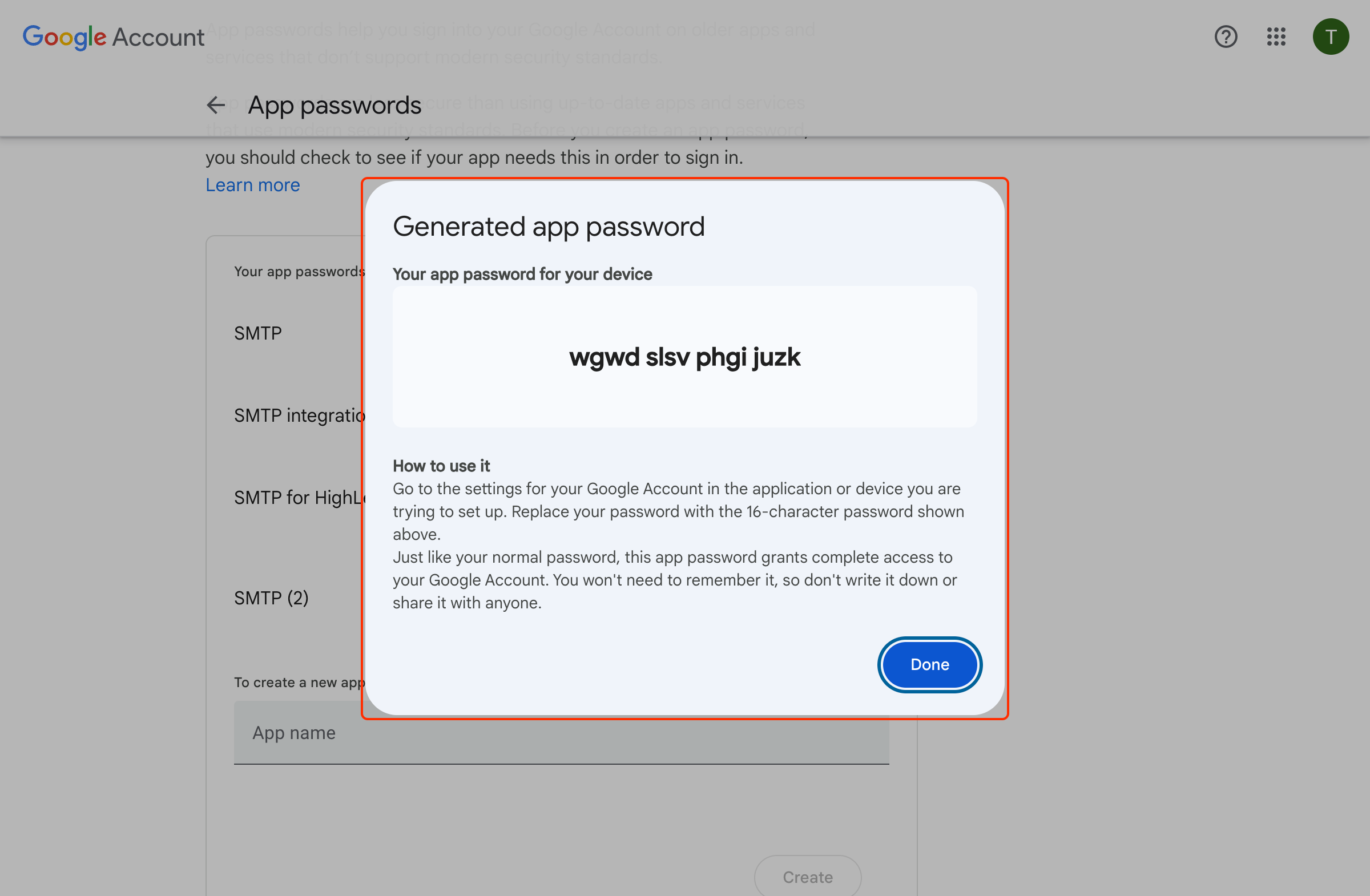 Using Google/Gmail/Google Workspace as your SMTP Provider : HighLevel Support Portal