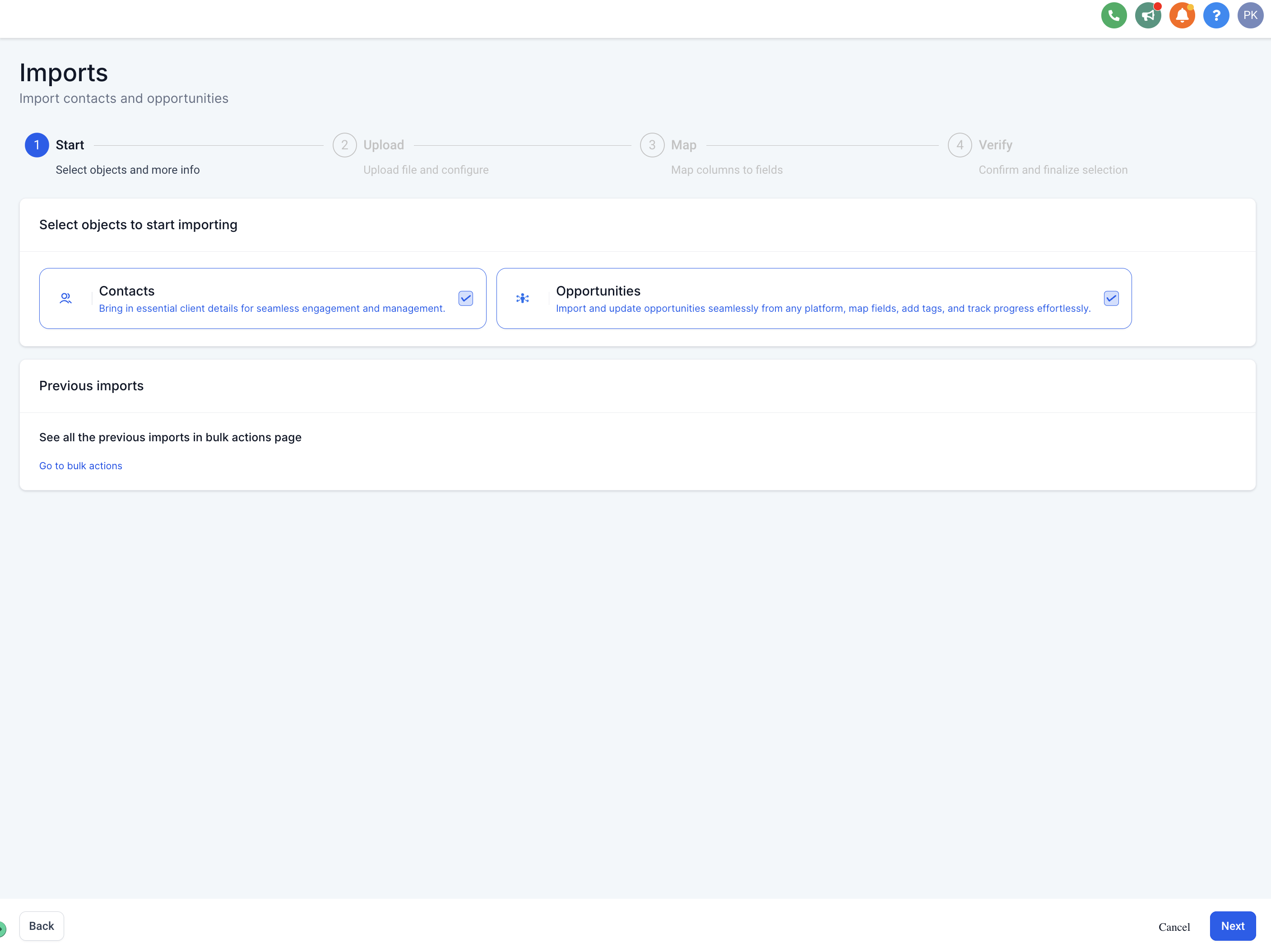 Importing Contacts and Opportunities via CSV : HighLevel Support Portal
