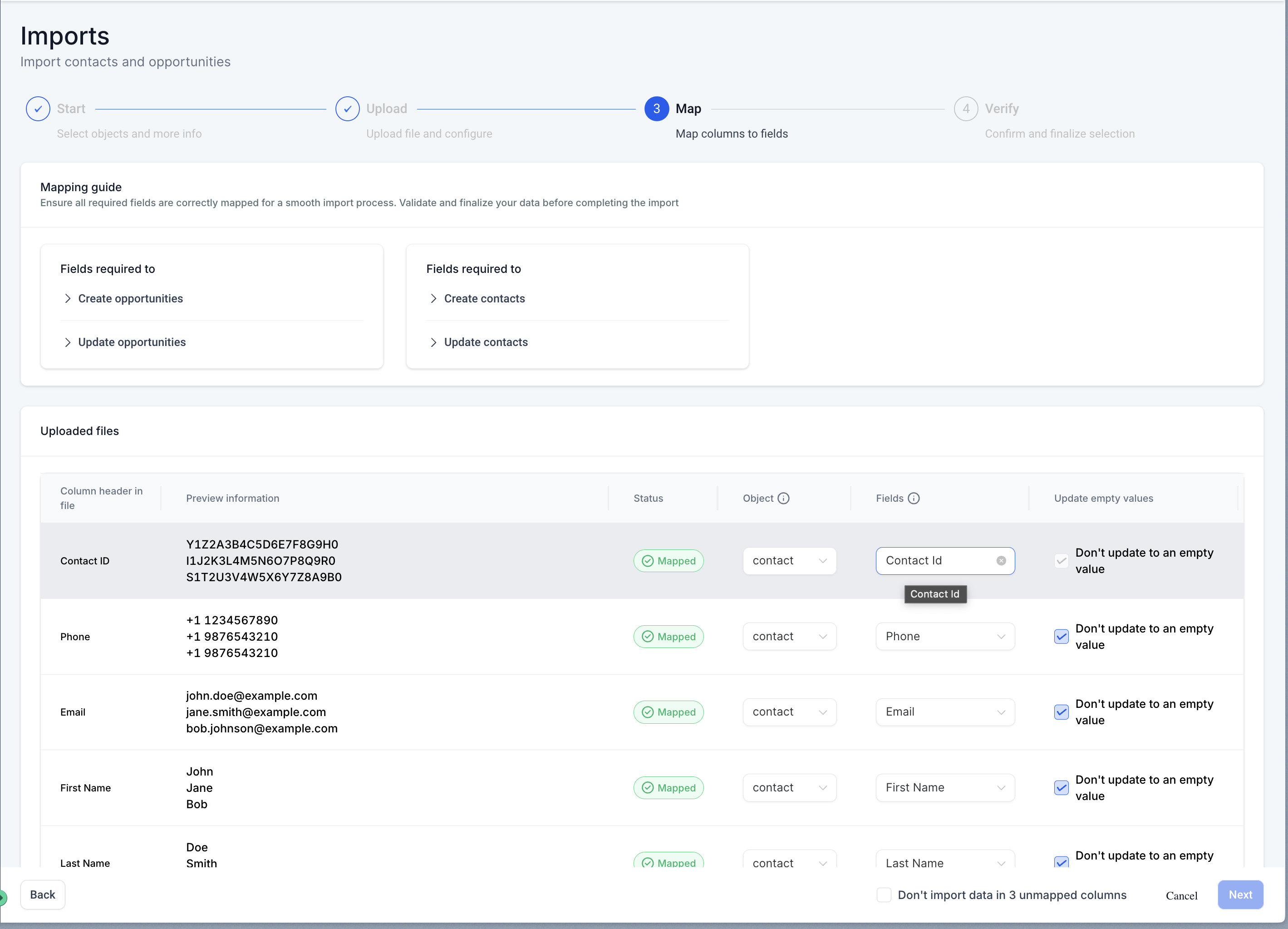 Importing Contacts and Opportunities via CSV : HighLevel Support Portal