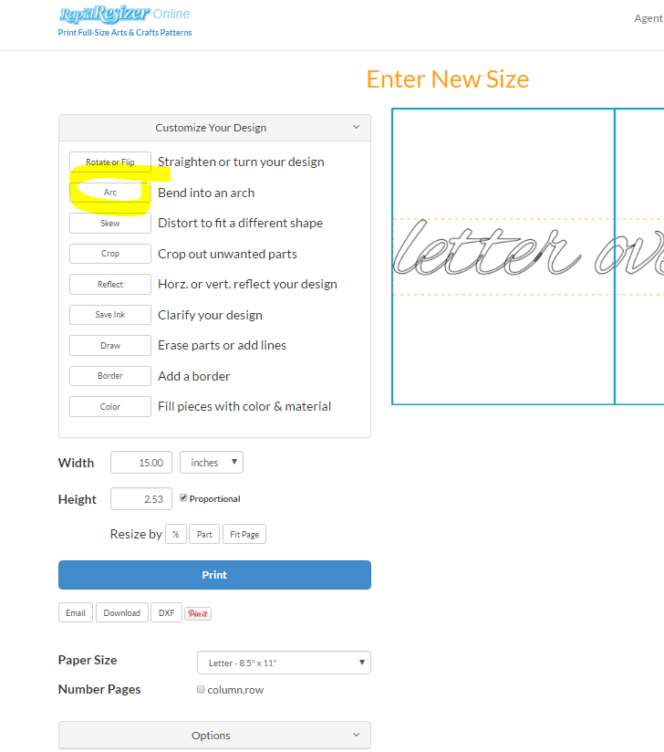 how-do-i-arch-or-curve-text-rapid-resizer