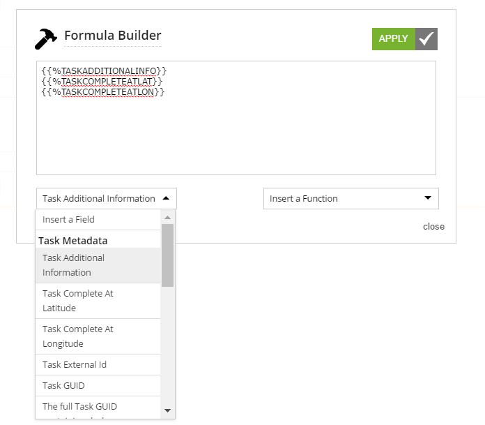 Setting up Task Connectors : nomorePAPER