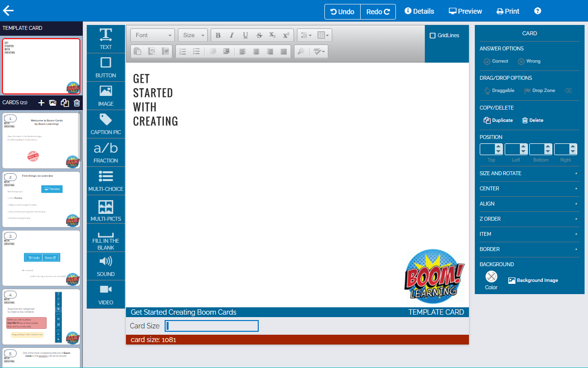 Create Boom Cards : Boom Learning Support