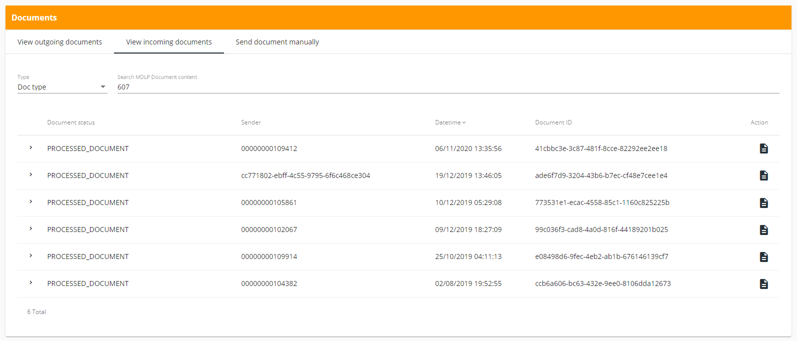 Configuring an MDLP Domestic Channel and Managing Documents : Movilitas ...