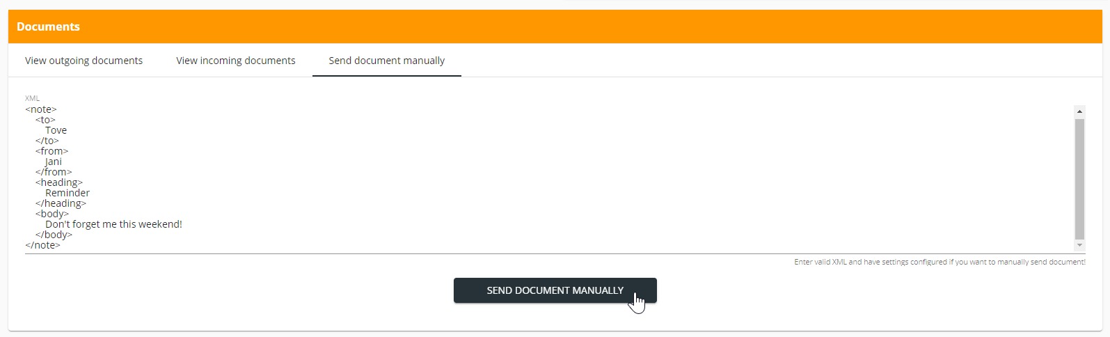Configuring an MDLP Domestic Channel and Managing Documents : Movilitas ...