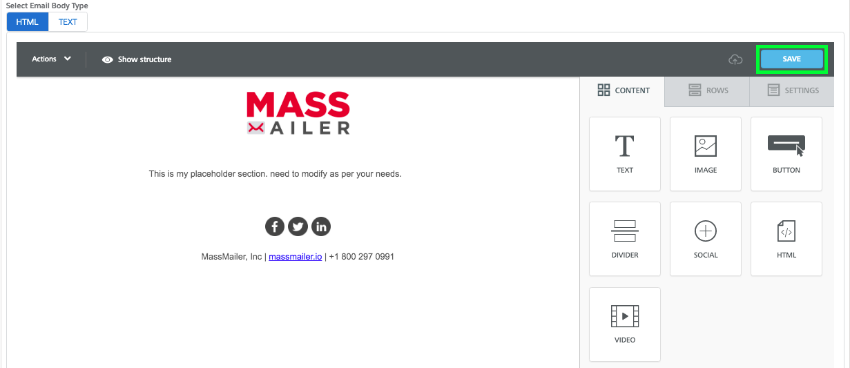 MassMailer User Guide : MassMailer Help Center