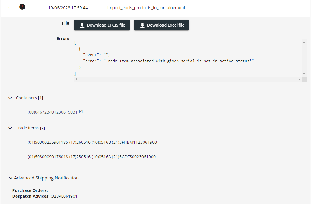 Managing Suppliers (Serialized Logistics) : Movilitas.Cloud Support