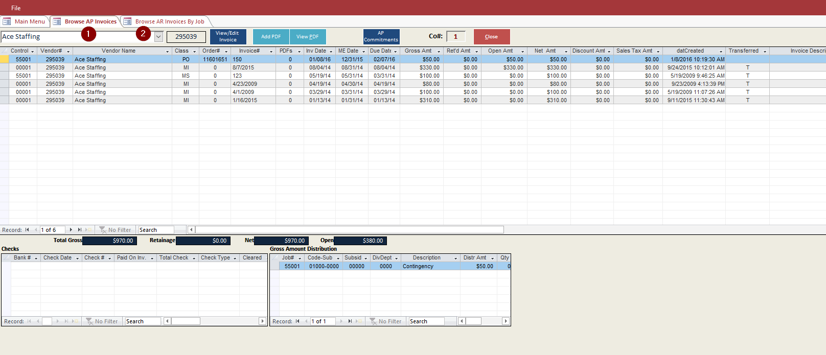 Power Tools Accounting Menu Changes : The Power Tools