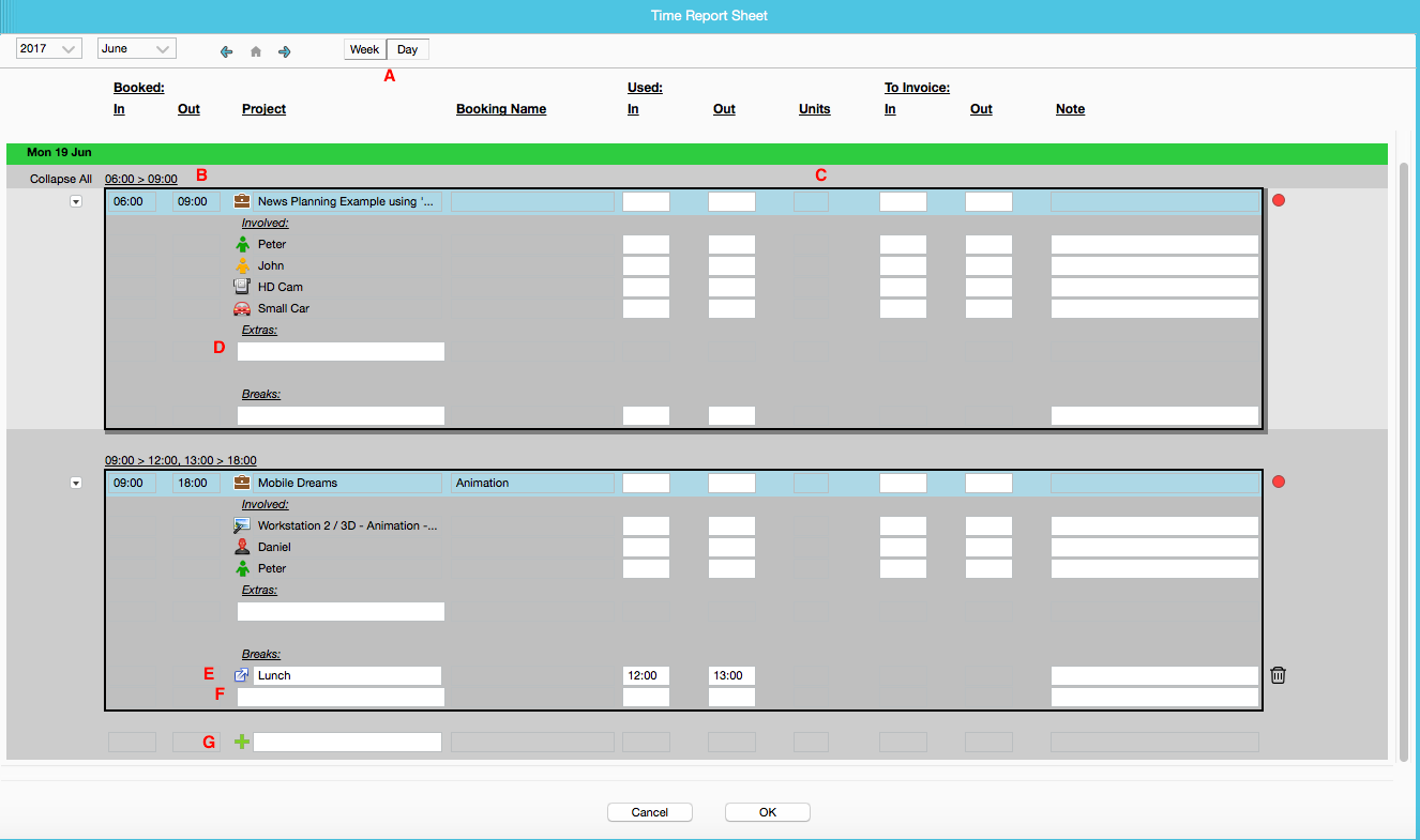 Time Report Sheet (for Desktop Application Users) : farmerswife