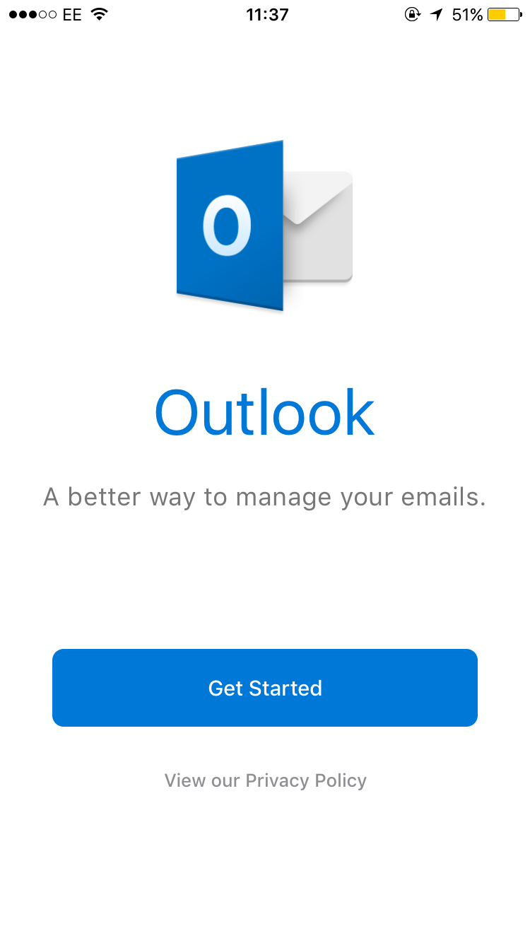 Outlook App : it’seeze responsive websites