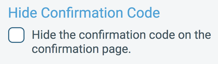 Confirmation Page Settings : RunSignup Helpdesk