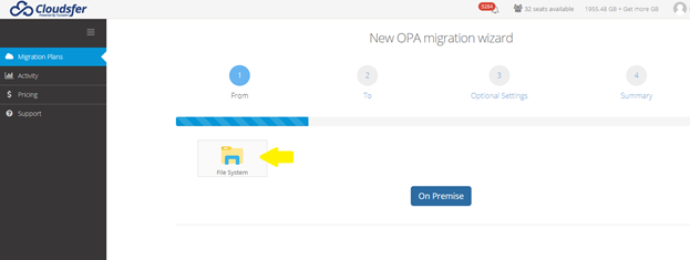 File System to Cloud Storage Migration Guide : Cloudsfer Support