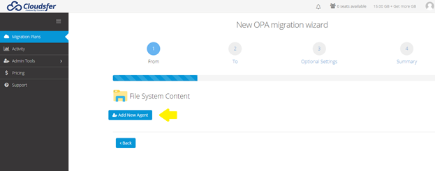 File System to Cloud Storage Migration Guide : Cloudsfer Support