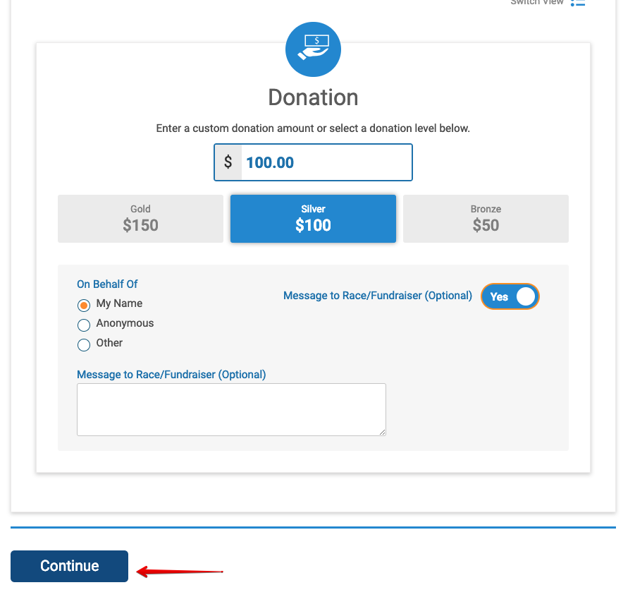 Make a Donation - RunSignup