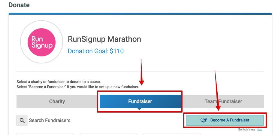 Create/Join a Fundraising Team - RunSignup