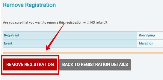 Remove a Registrant : RunSignup Helpdesk