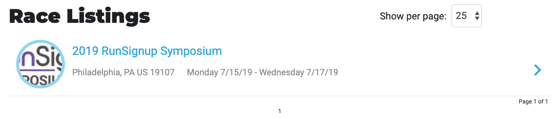 Find a Race : RunSignup Helpdesk