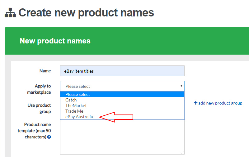 Create product names/different product titles for each marketplace ...