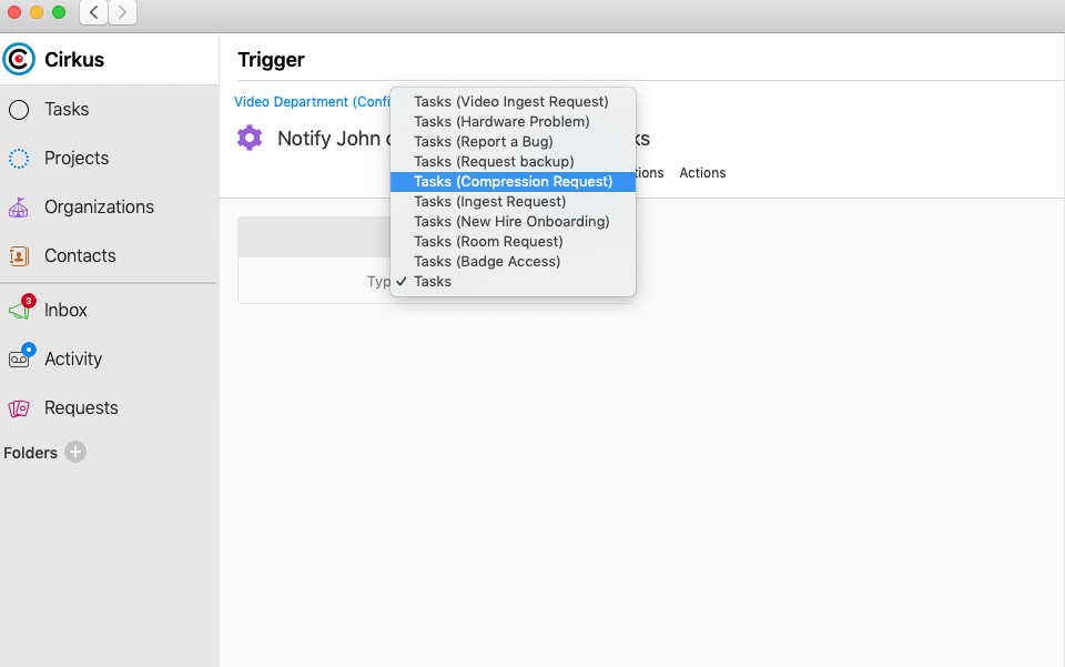 Trigger Custom Notification Emails : Cirkus Support