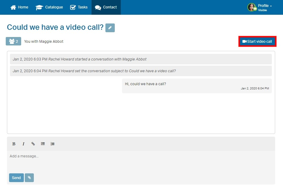 How can I start using video calling quickly? : Professional support