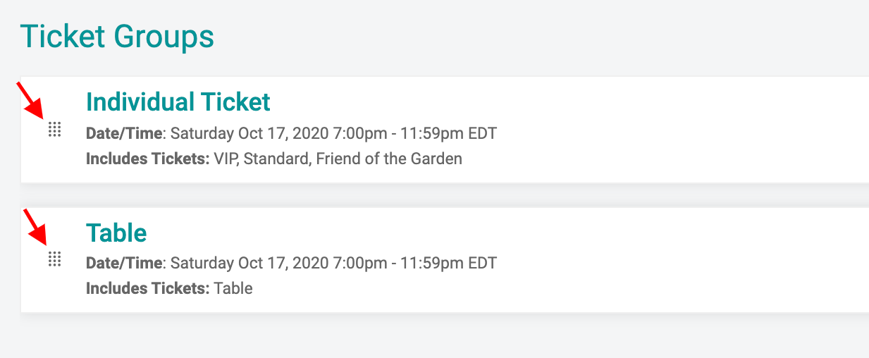 Create or Edit Tickets and Ticket Groups - TicketSignup