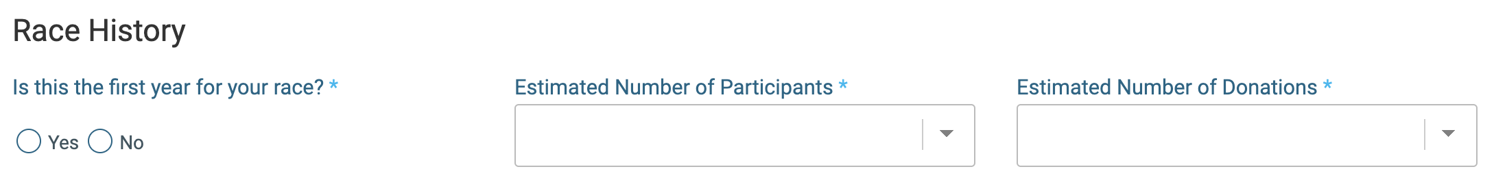 Set Up Basic Info - RunSignup