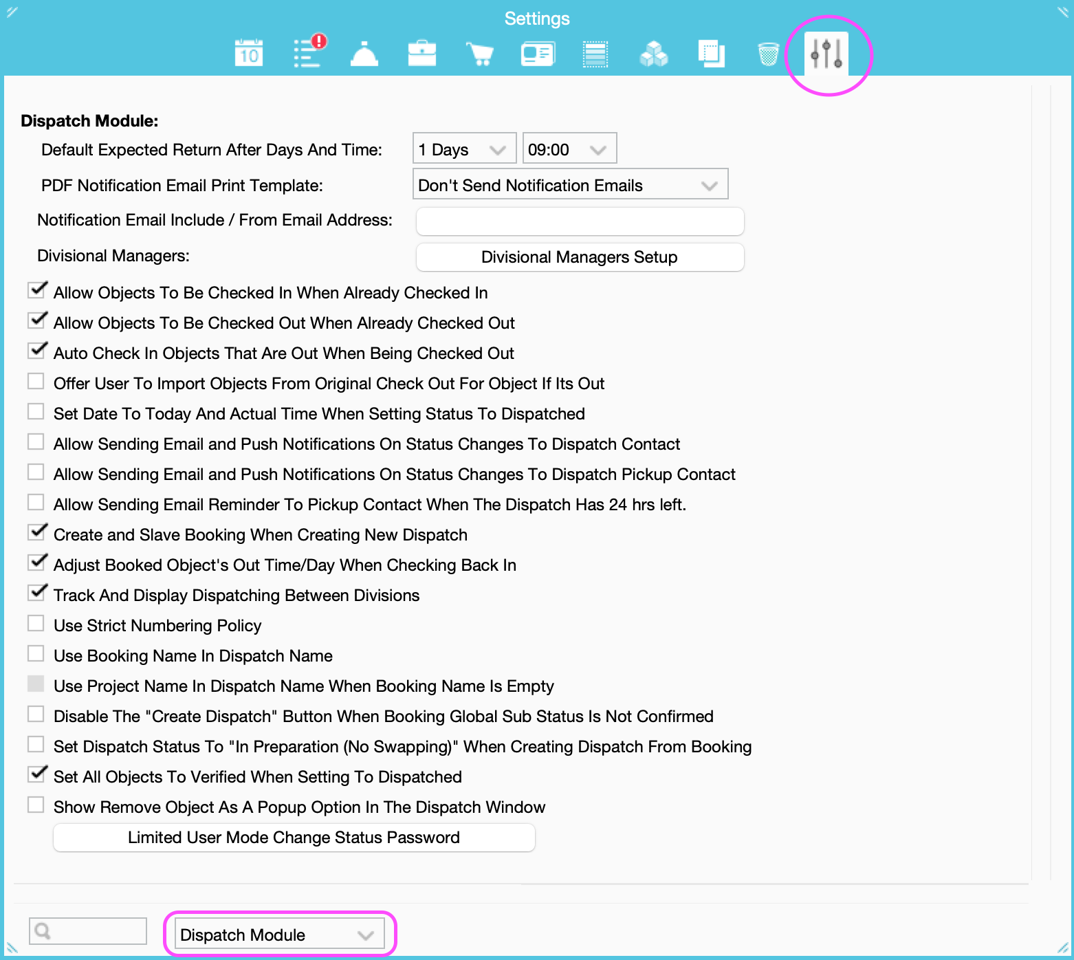 2. EMT Dispatch Settings and Configuration : farmerswife Support