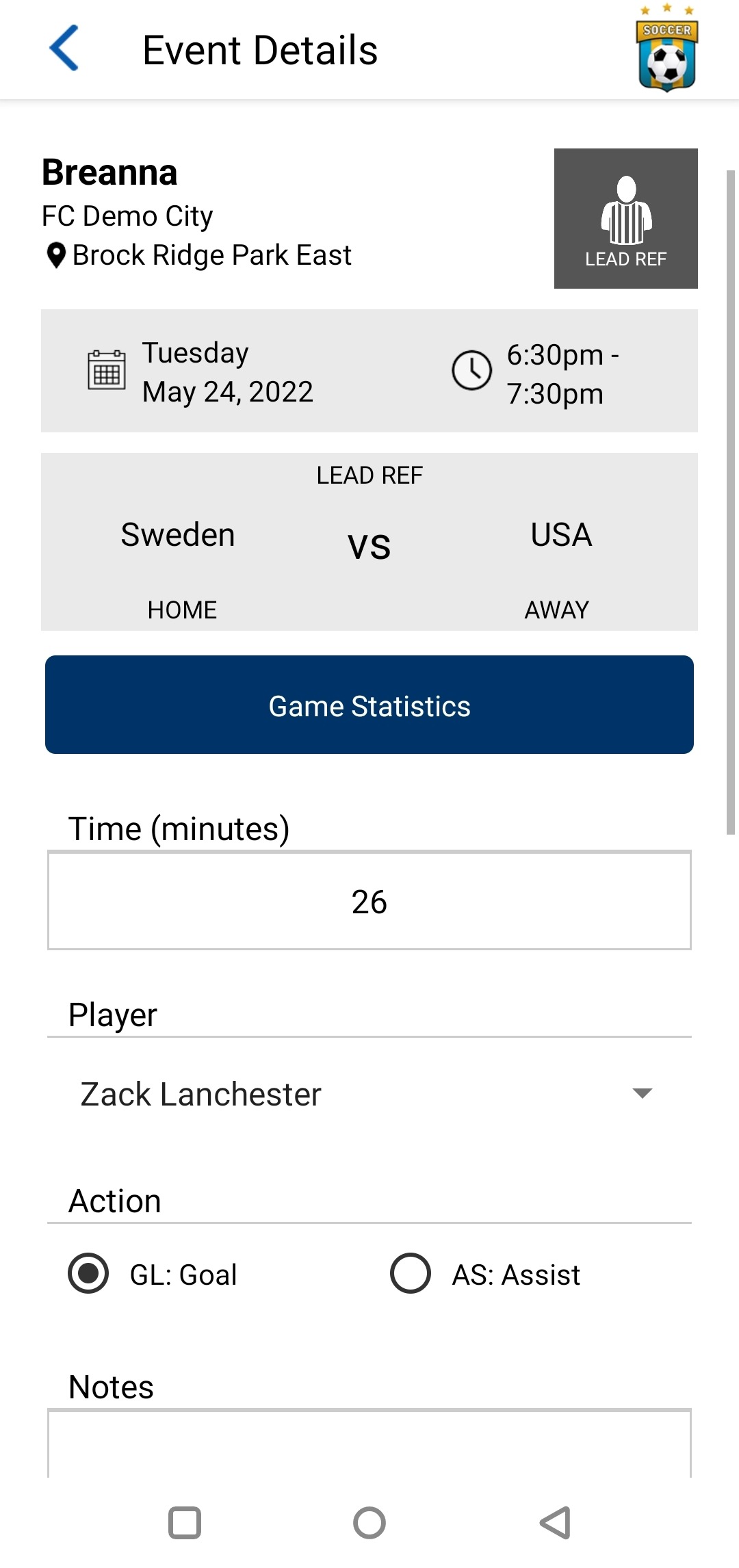 Entering Game Results, Statistics, & Discipline : PowerUp Sports