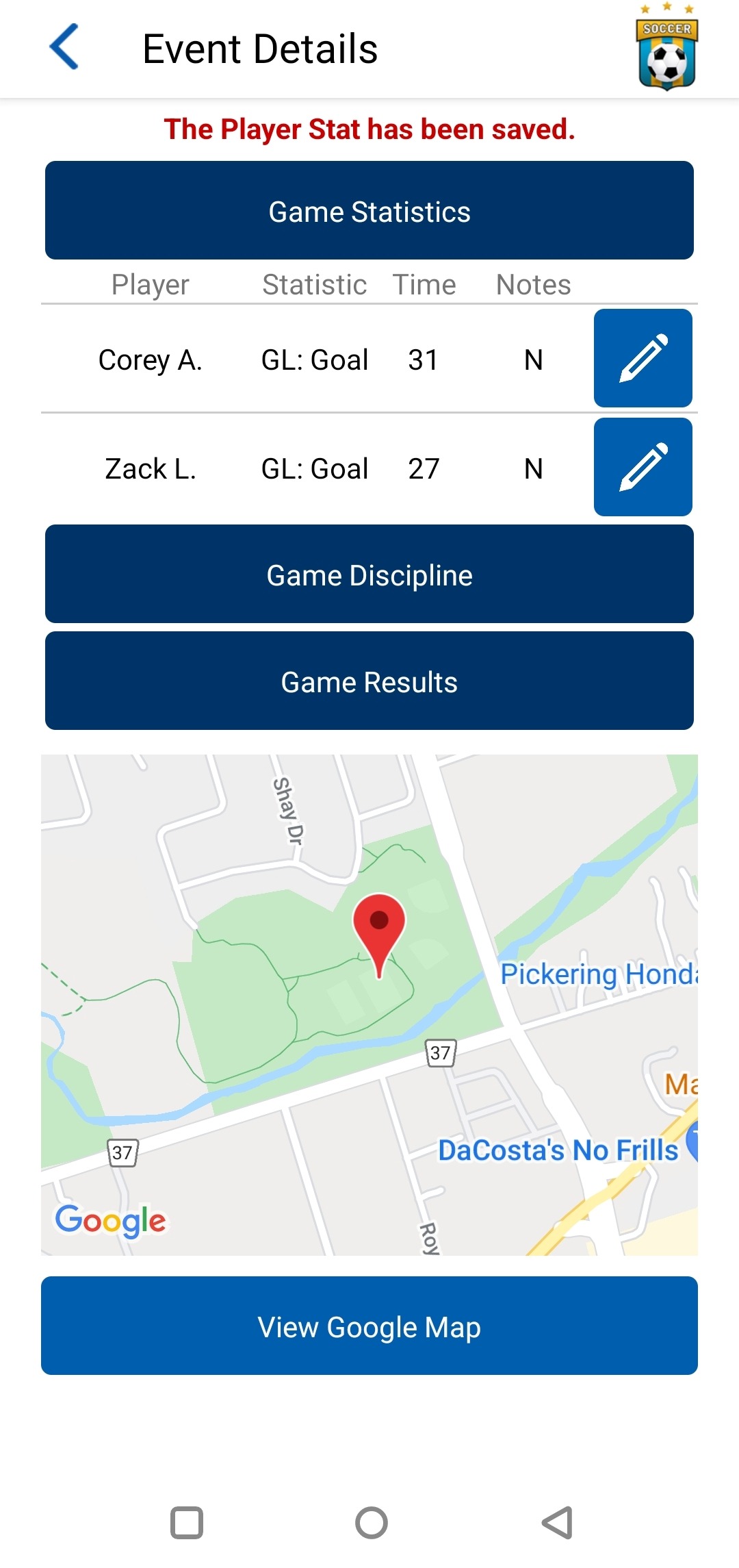 Entering Game Results, Statistics, & Discipline : PowerUp Sports