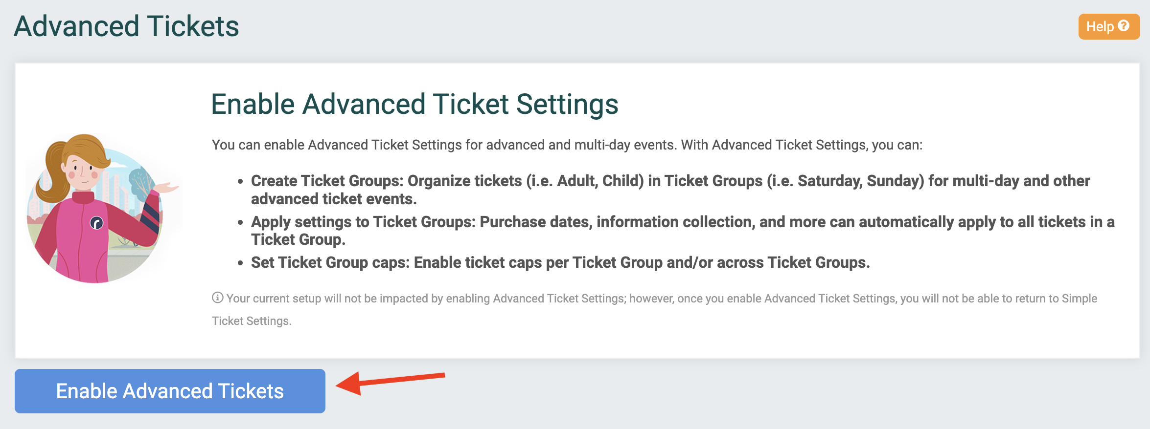 Create or Edit Tickets and Ticket Groups - TicketSignup