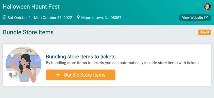 Ticket Bundles for Bundling Store Items to Tickets TicketSignup ...