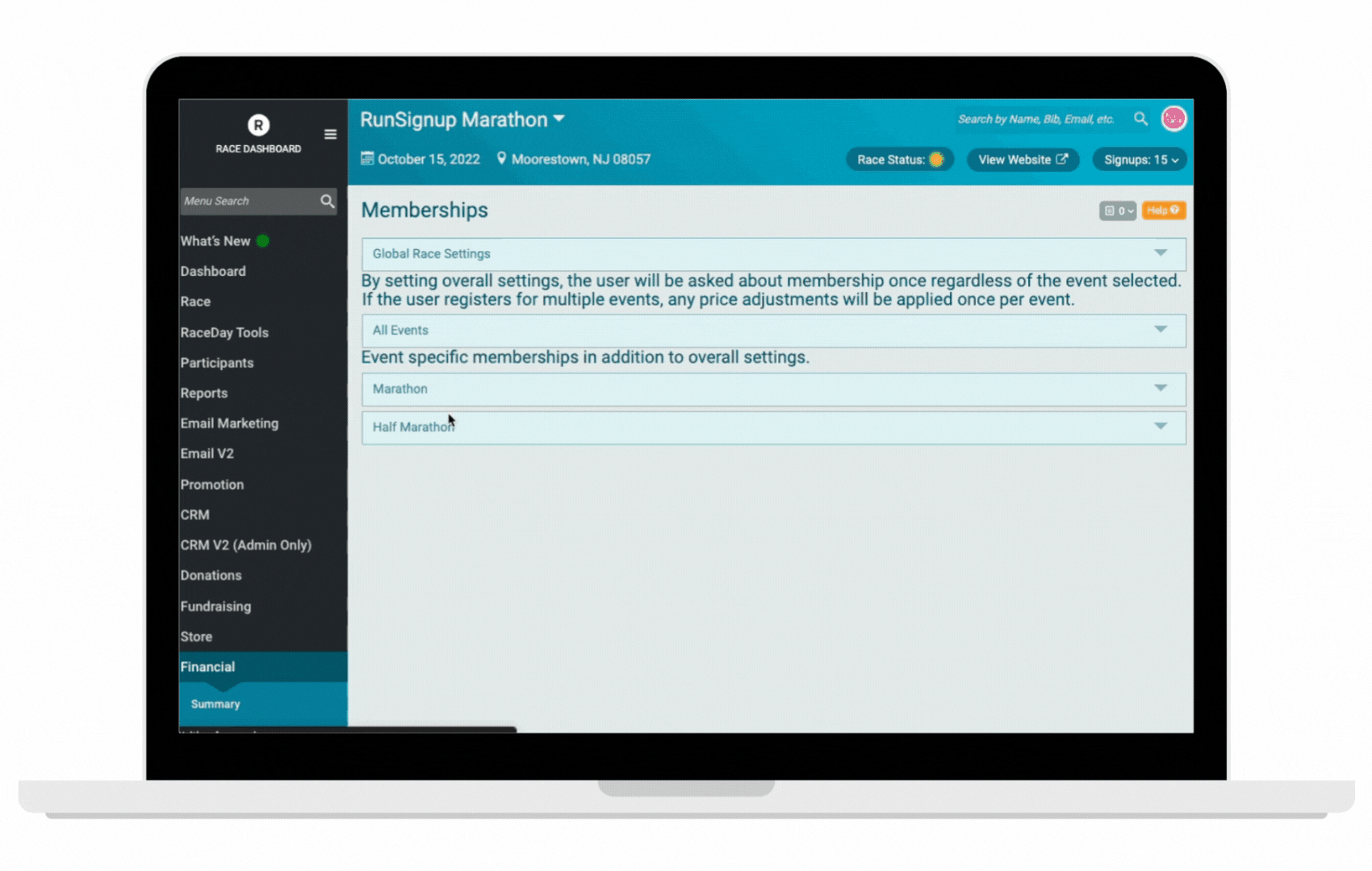 Set Up USAT Membership - RunSignup