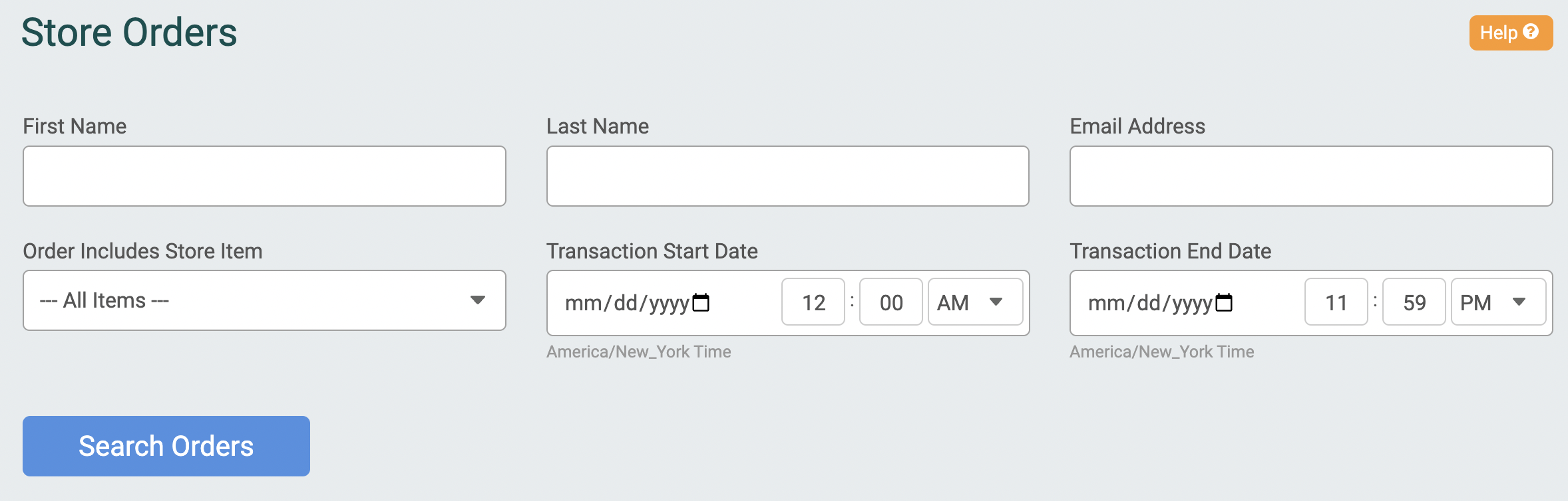 View Store Report - TicketSignup