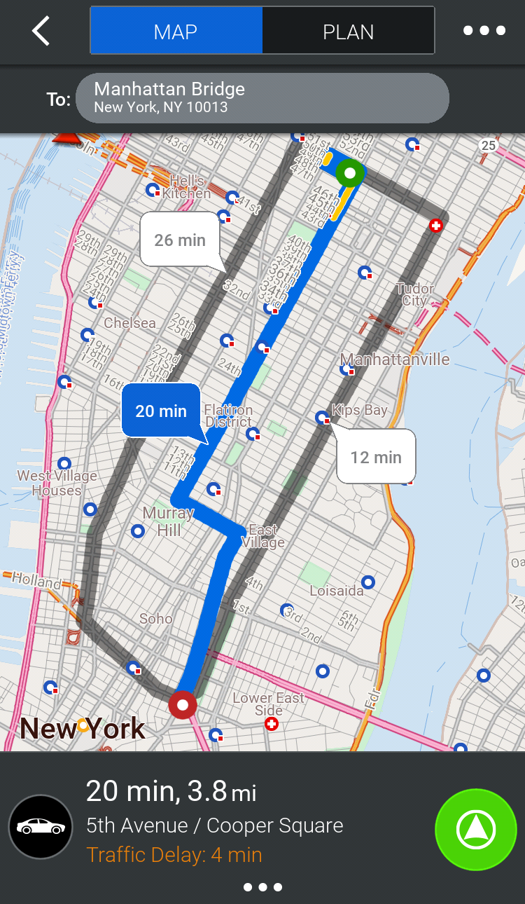 How do I set up my trips? : CoPilot App Stores