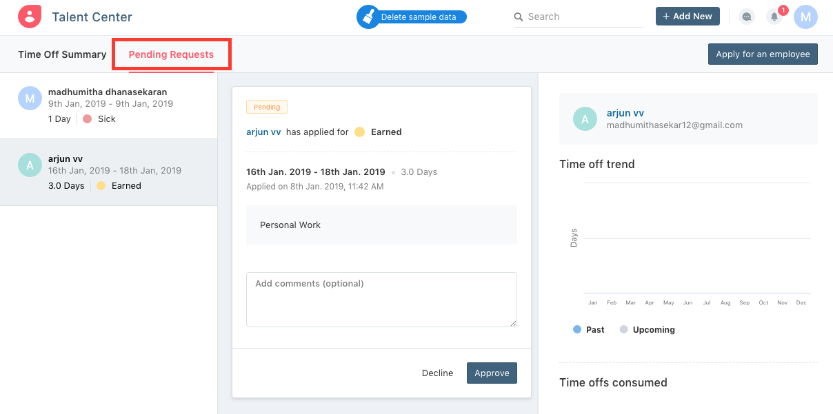 Understanding Time Off Approval Workflow : Freshteam support