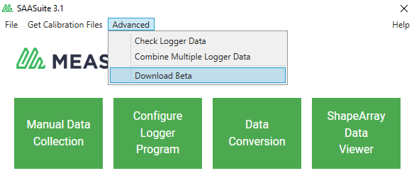 How to Download Beta Software : Measurand Support