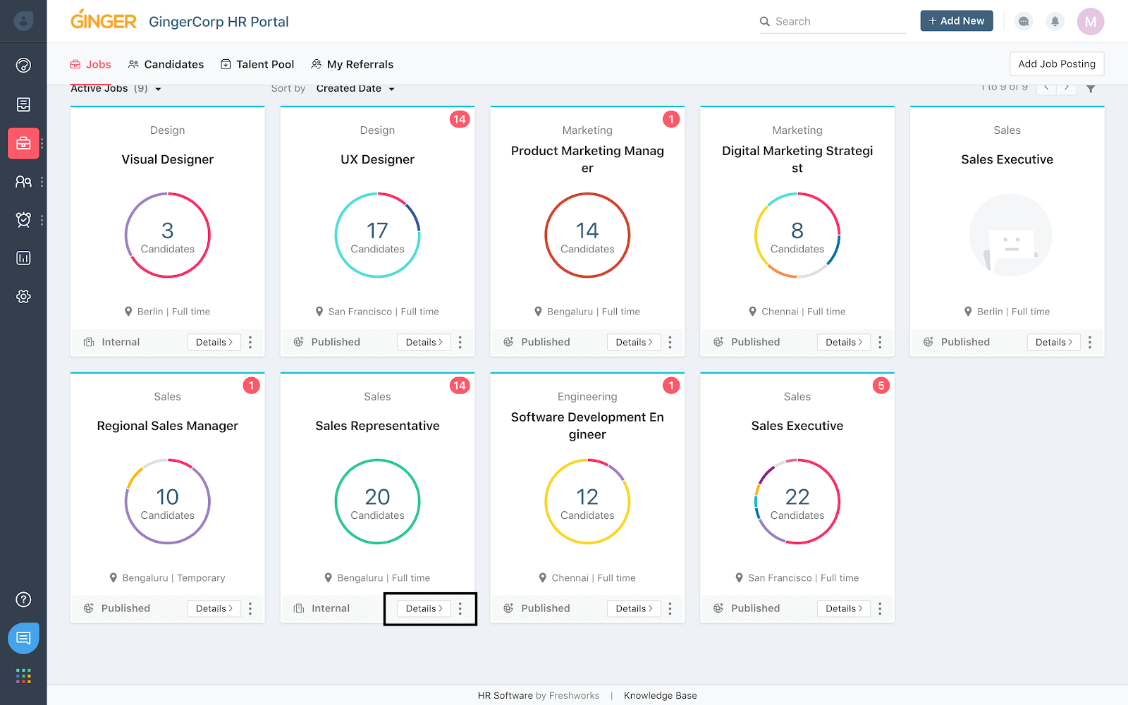 Creating Interview Scorecards : Freshteam support