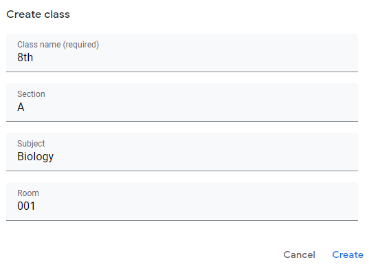 How do teachers create a class inside Google Classroom? : Customer Support