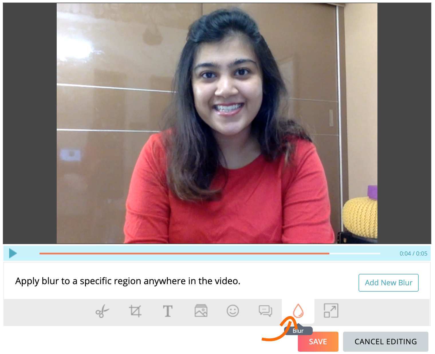 How to blur sensitive information in your video? : Customer Support