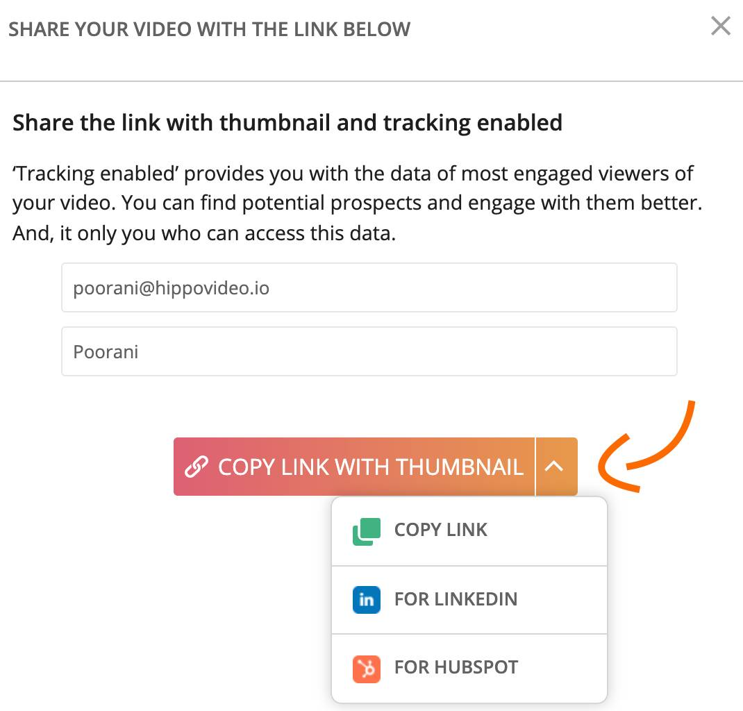 Share videos using links, social channels, and various platforms ...