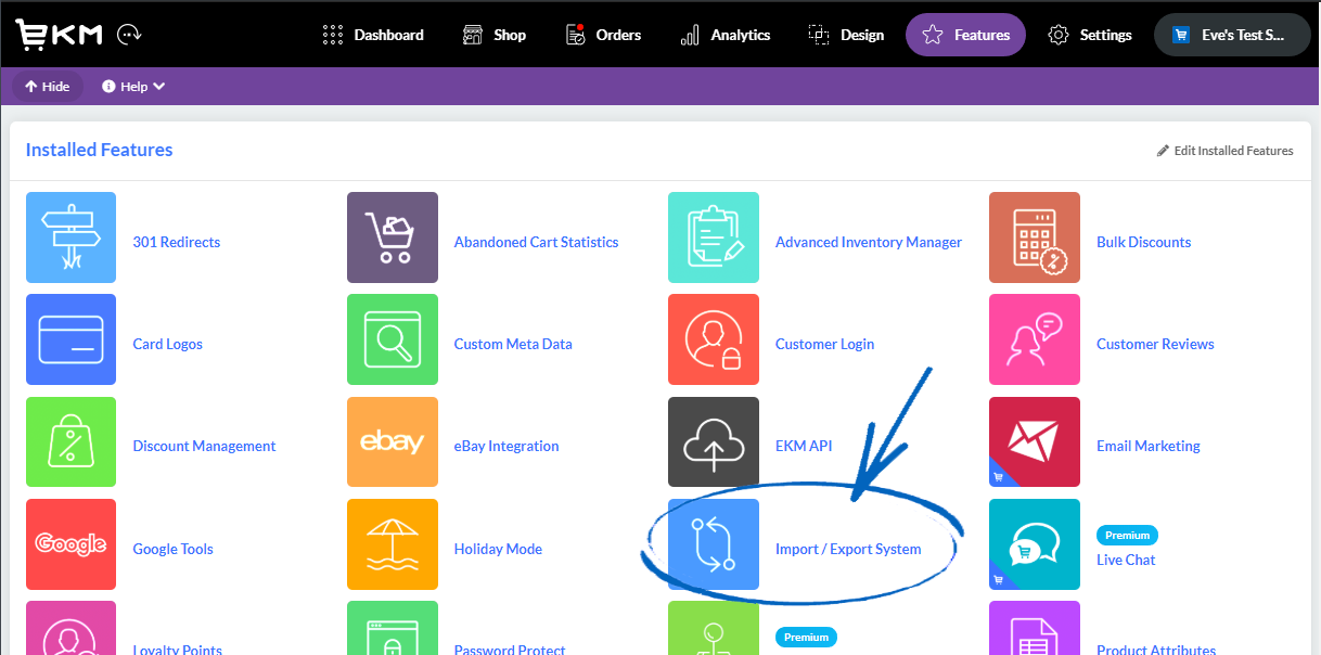 How to Category Manage your existing Products : EKM