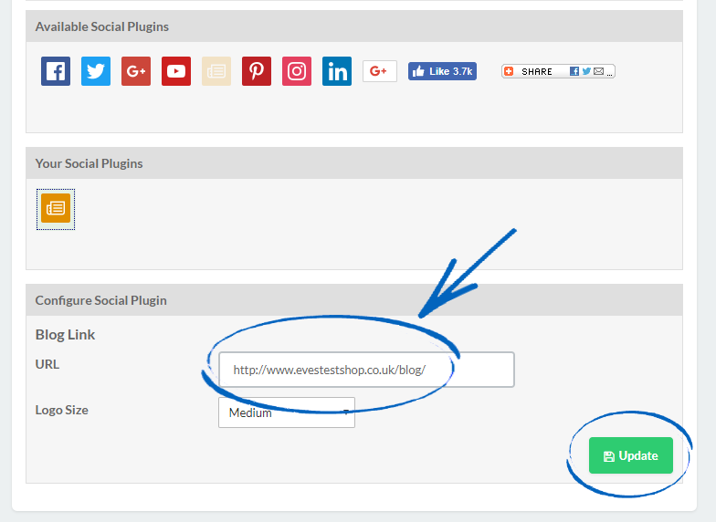 Social Plugins - Blog : EKM