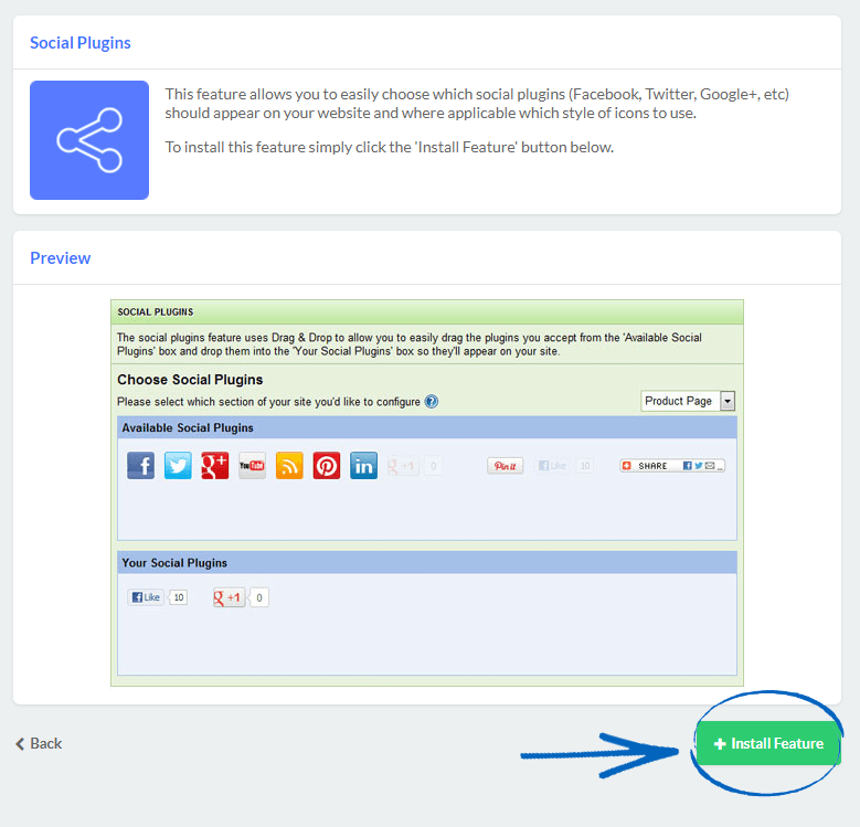 Social Plugins : EKM
