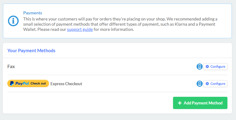 Checkout Steps - Payment Gateway : EKM