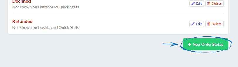 Order Statuses : EKM