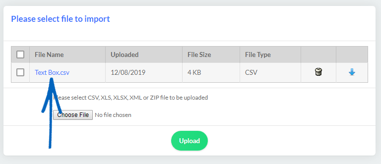 How to Add Product Options using a spreadsheet -Text Box : EKM