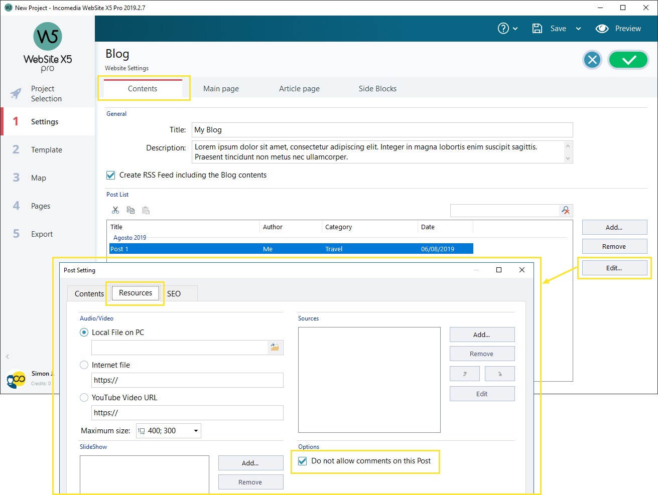 How to set up the WebSite X5 internal comment management system ...