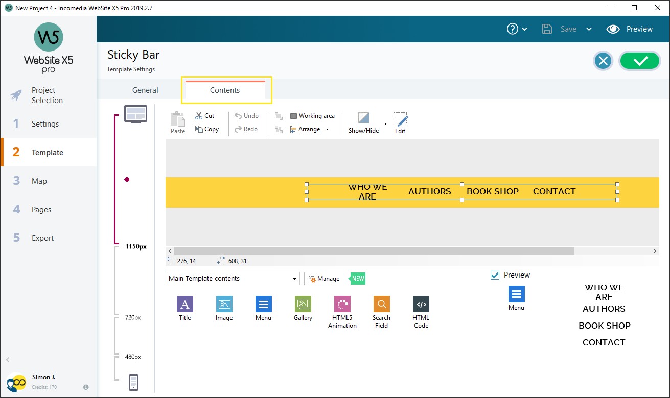How to make a menu bar always visible when scrolling down the page ...