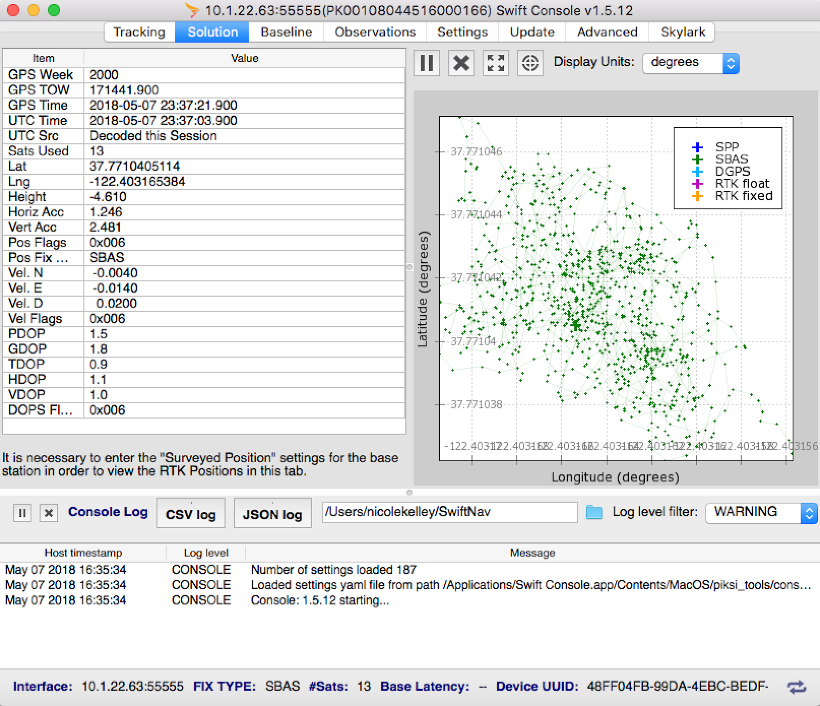 Swift Navigation Support
