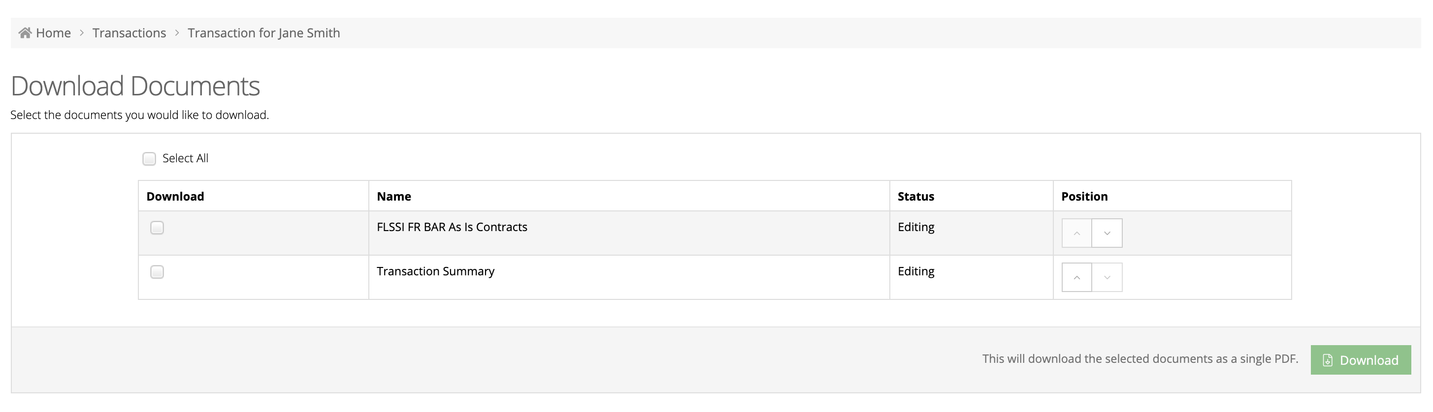 Documents: Downloading Multiple Documents : TotalBrokerage